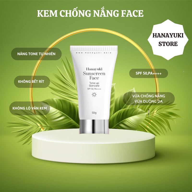 Kem Chống Nắng Sunscreen Face SPF 50 Skincare Sun Cream Nữ - TikTok ...