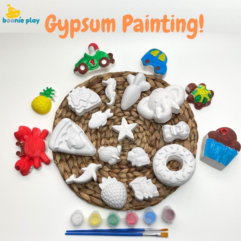 [Boonie Play] - Set Mewarnai Gypsum Anak | Painting Kit DIY mewarnai ...