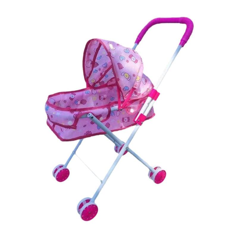 Folding Baby Doll Strollers Simulation Carriage Toy Push Car - TikTok ...