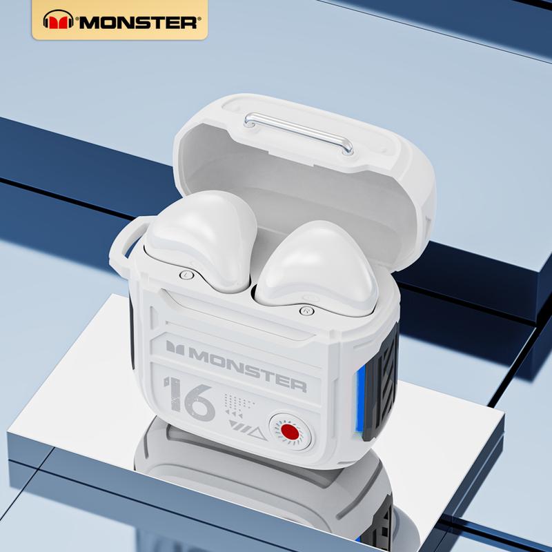 MONSTER Xkt16 Bluetooth Earphone in-Ear Noise Reduction Wireless Sports ...