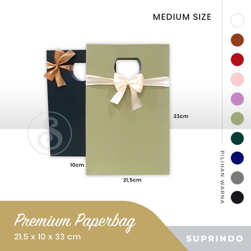 Premium paper bag/kantong kado doff - Shop | Tokopedia