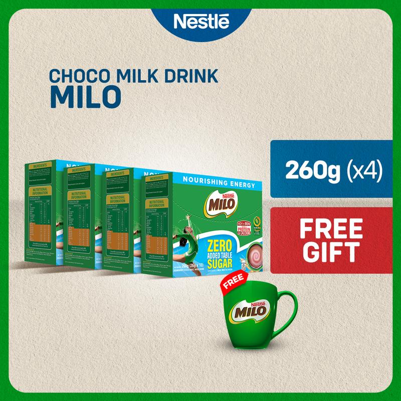 [FREE MILO MUG] MILO Zero Added Table Sugar Powdered Choco Milk ...