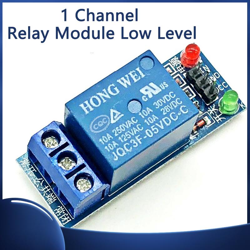 5V 12V One-Channel Relay Module For Low Level Triggering Perfect ...