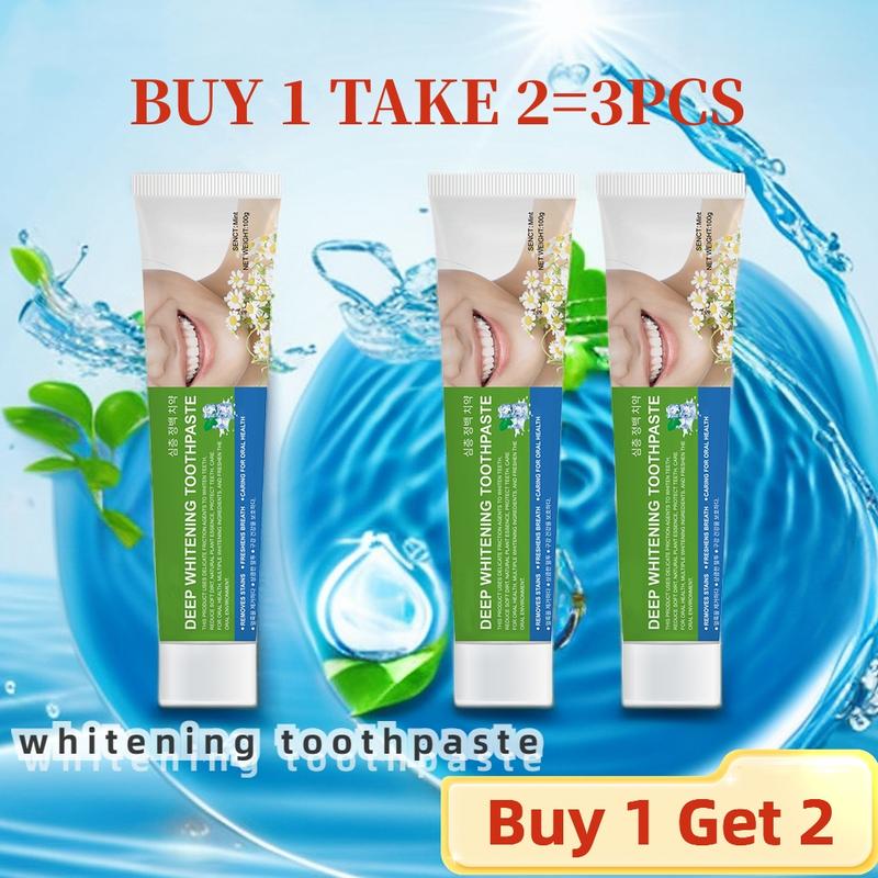 BUY1 TAKE2=3PCS Whitening Toothpaste Bad Breath Removing Toothpaste ...