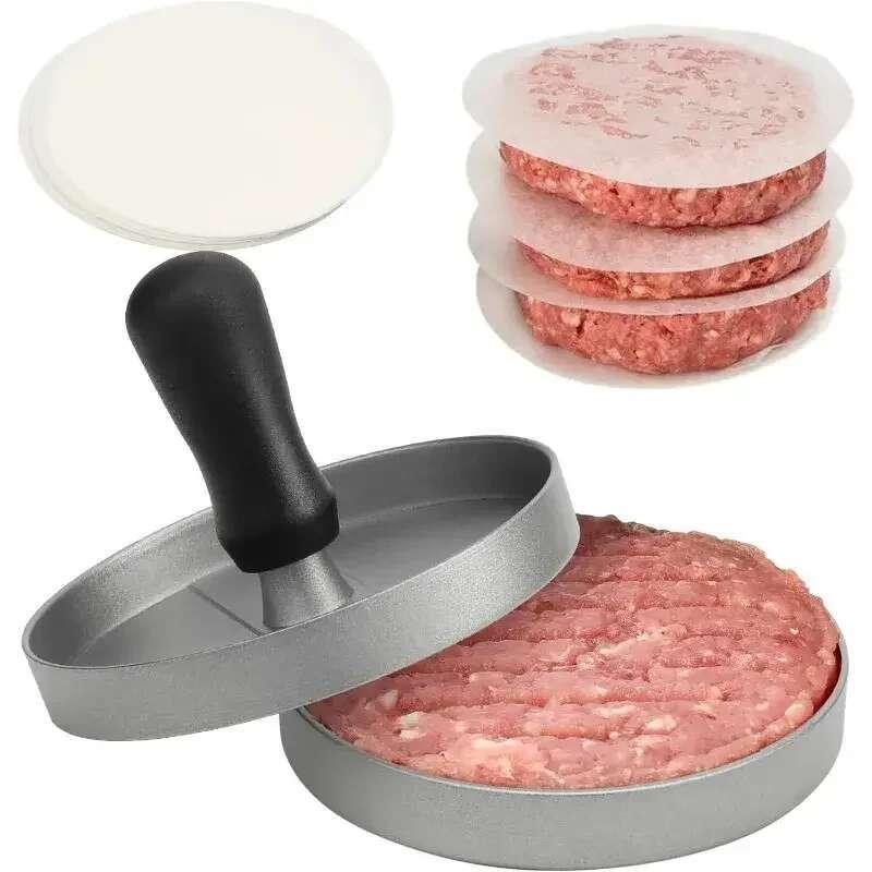 Acuan Bulat untuk Bola Nasi, 1 keping, Acuan Tekan Patty, Pembuat ...