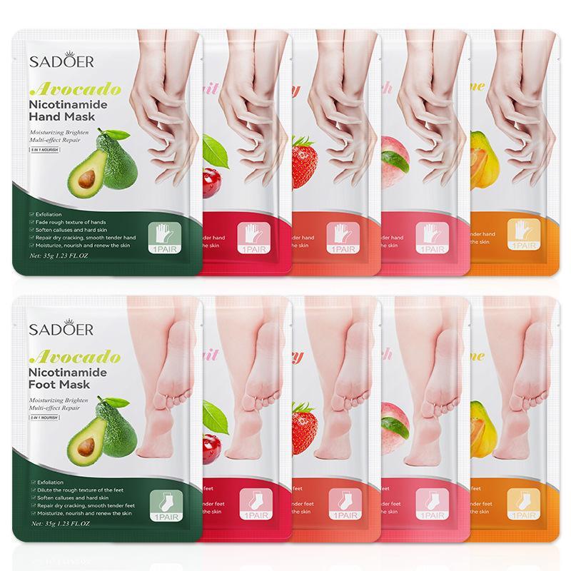 1Pair Hand Foot Mask Exfoliante Scrub Mascarilla Para Pies Peeling ...