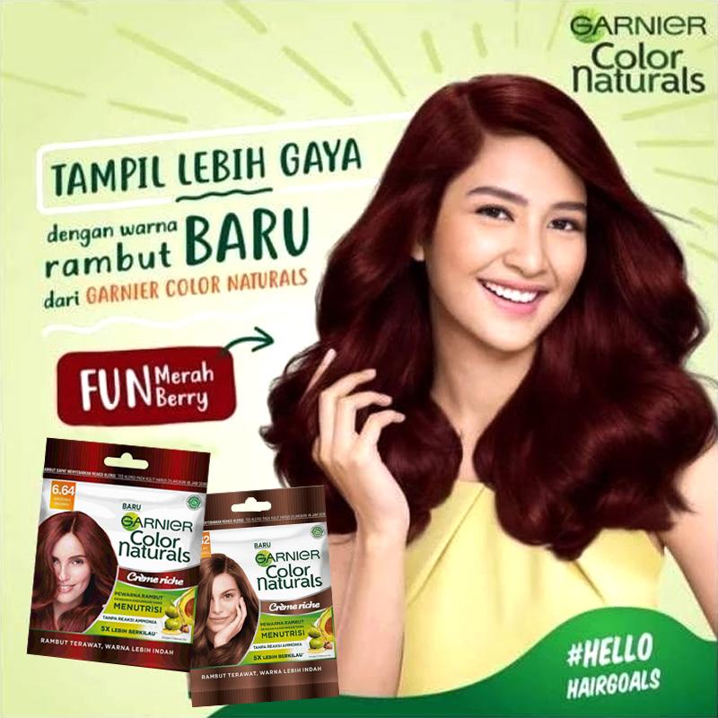 Garnier Color Naturals Express Cream 20 ml - 1 Hitam Alami, 3 Coklat ...