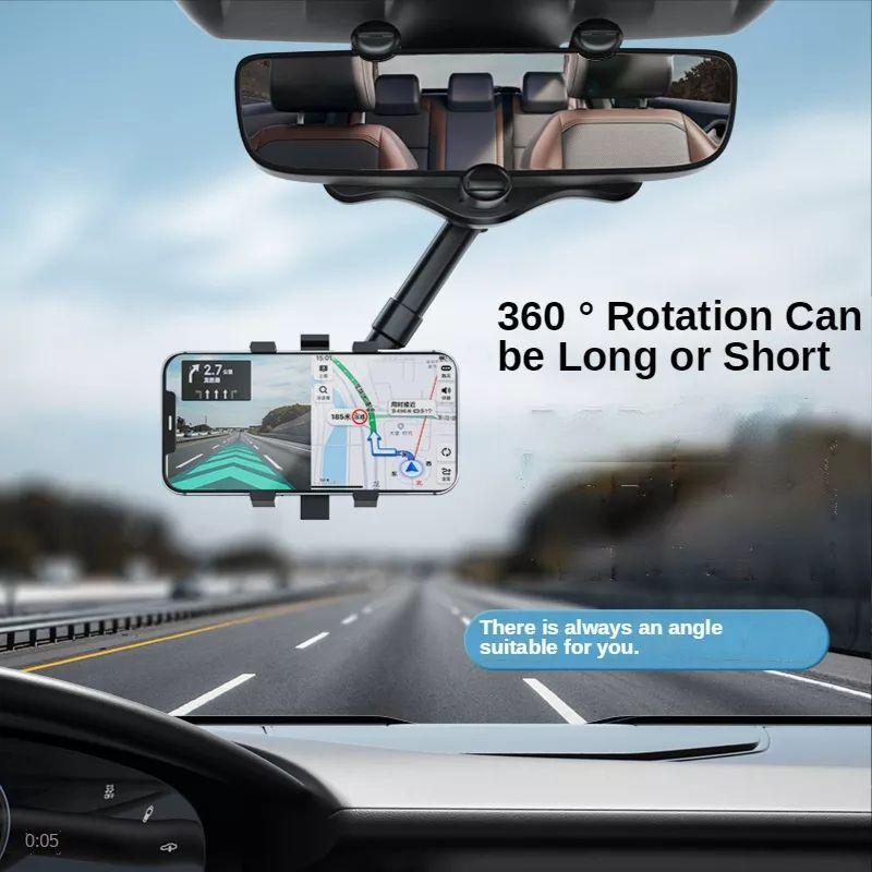 MiMi Car Mirror Clip Phone Holder Anti Shock In-Car Rear Vie - TikTok ...