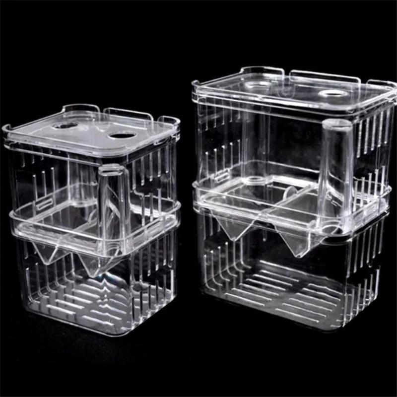 Fish Hatchery Multi Size Aquarium Breeder Box Portable Baby Fish ...