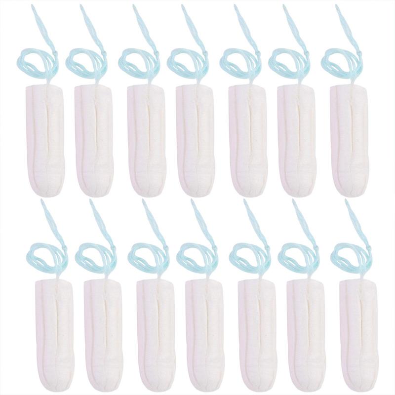 Tampons Finger Push-in Sanitary Napkin Pure Cotton 5x1.5cm Orange ...