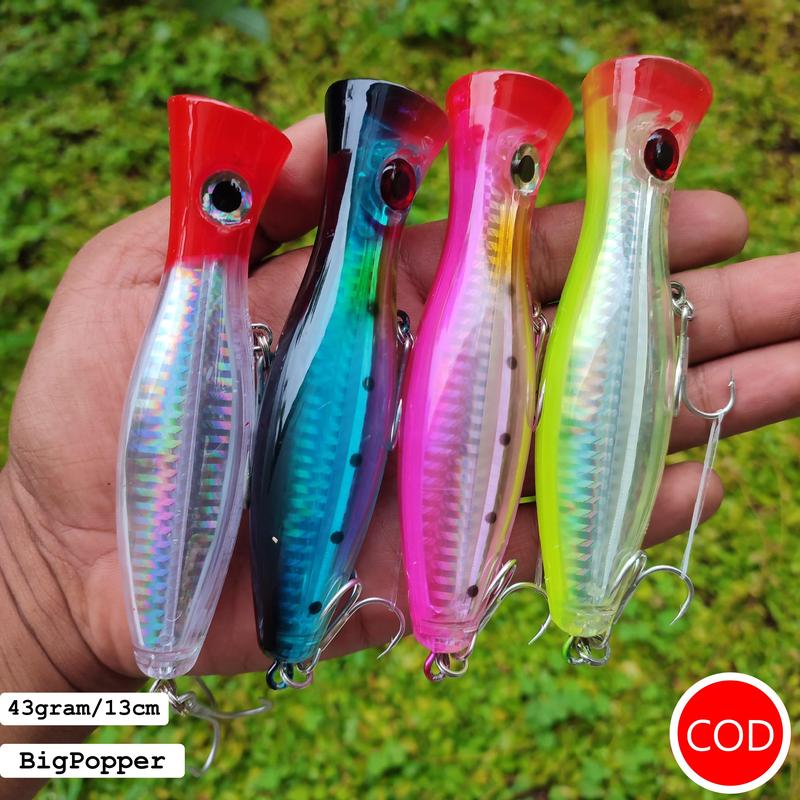 Umpan Poper 40gram Lure Popping Top Water Umpan Popper Ikan GT - Shop ...