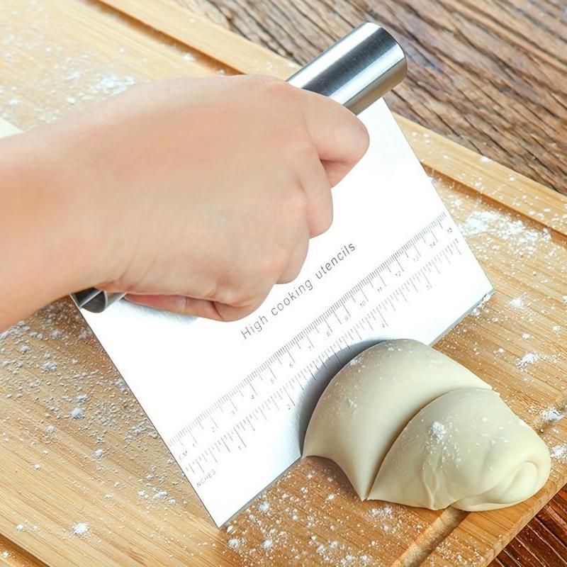 Stainless Steel Dough Cutter, 1 Count Handheld Pasta Cutter, - TikTok Shop