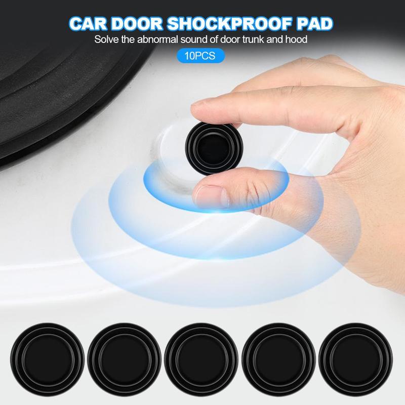 10Pcs Car Door Shockproof Pad Silent Gasket Shock-absorbing Stickers ...