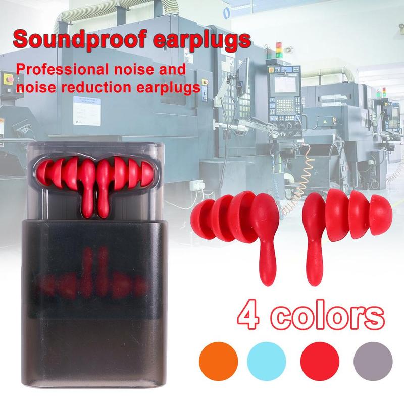 Soft Foam Ear Plugs Sound Insulation Protection Earplugs Anti-Noise ...