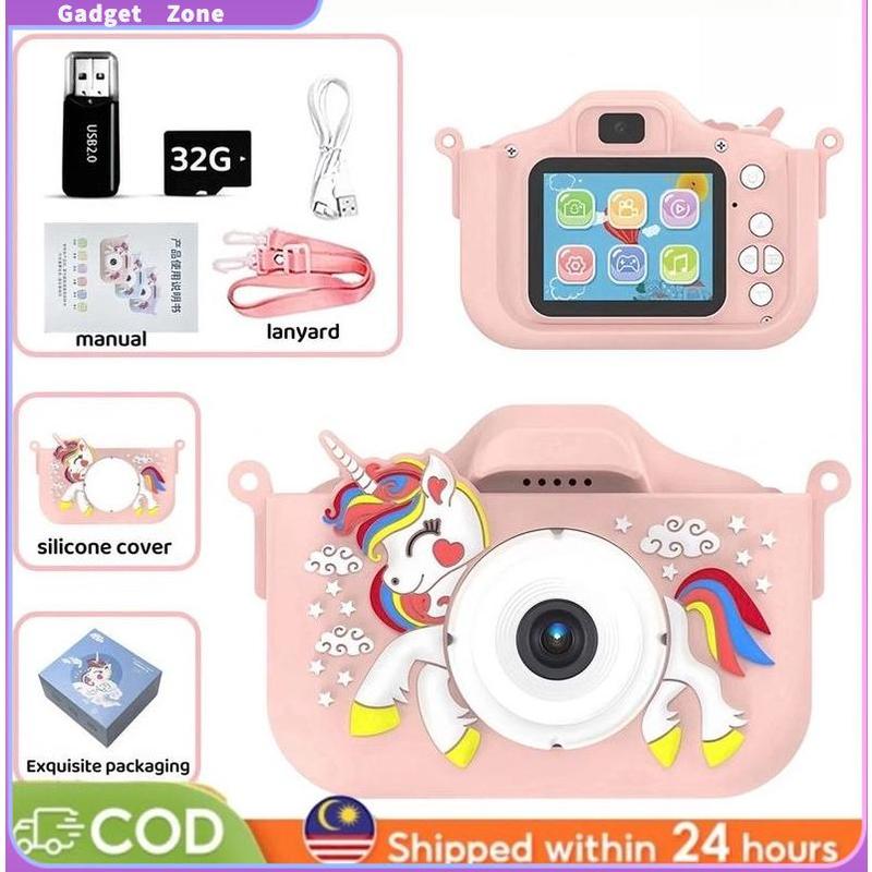 [GadgetZone]Kamera Mini, HD, untuk Kanak-kanak, Kamera Video Kaset ...