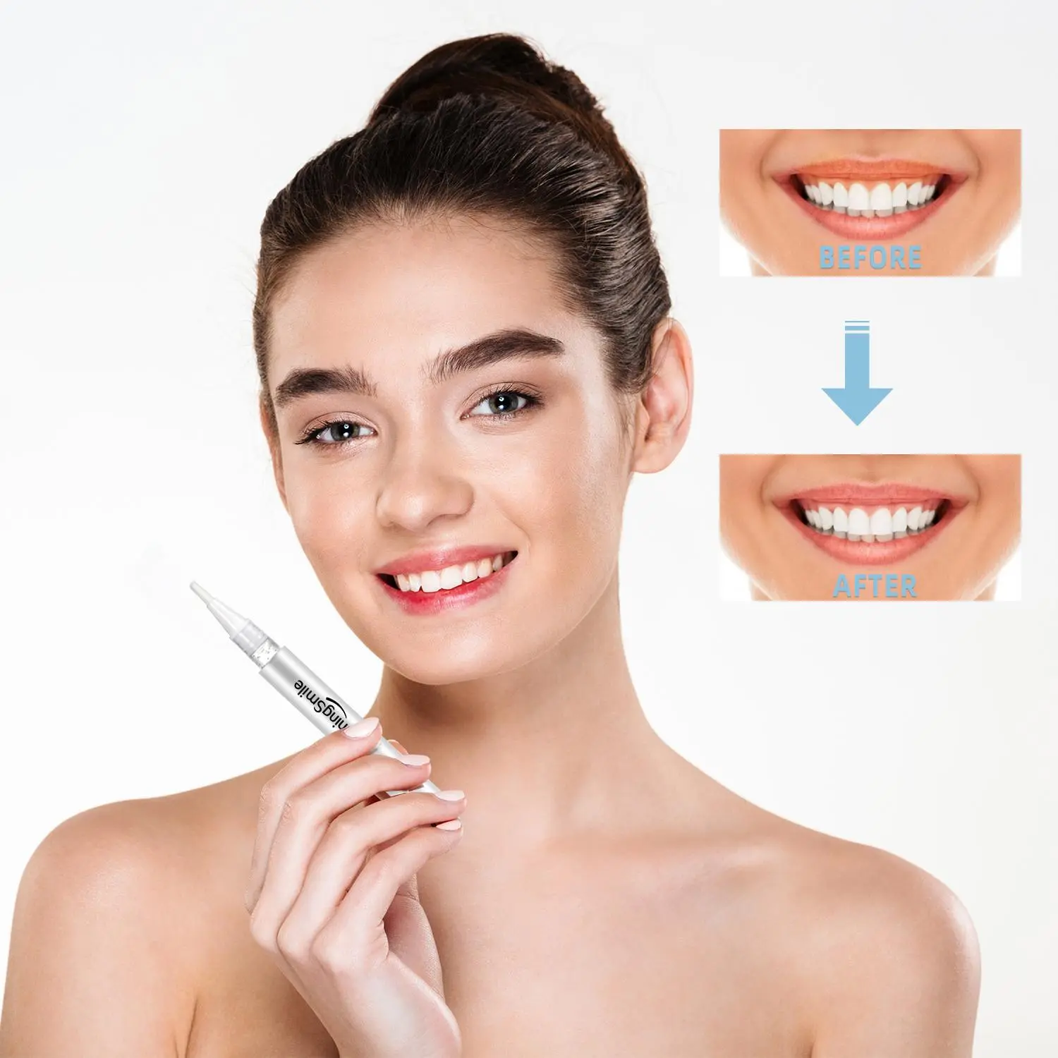 1 Set USB Rechargeable Portable Teeth Whitener, Portable Teeth Whitener ...