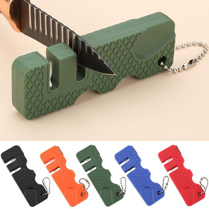 Elecoms Sharpener Sharp Blade Two-section Fish Hook Diamond Sharpener ...