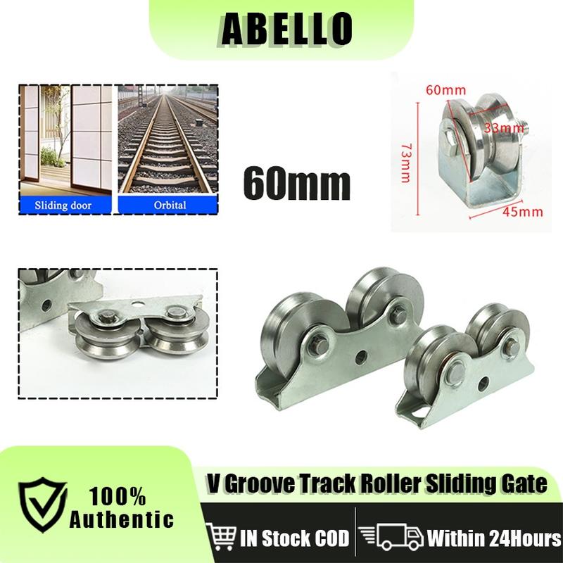 Single/ Dual V Groove Sliding door track rail roller wheel Stainless ...