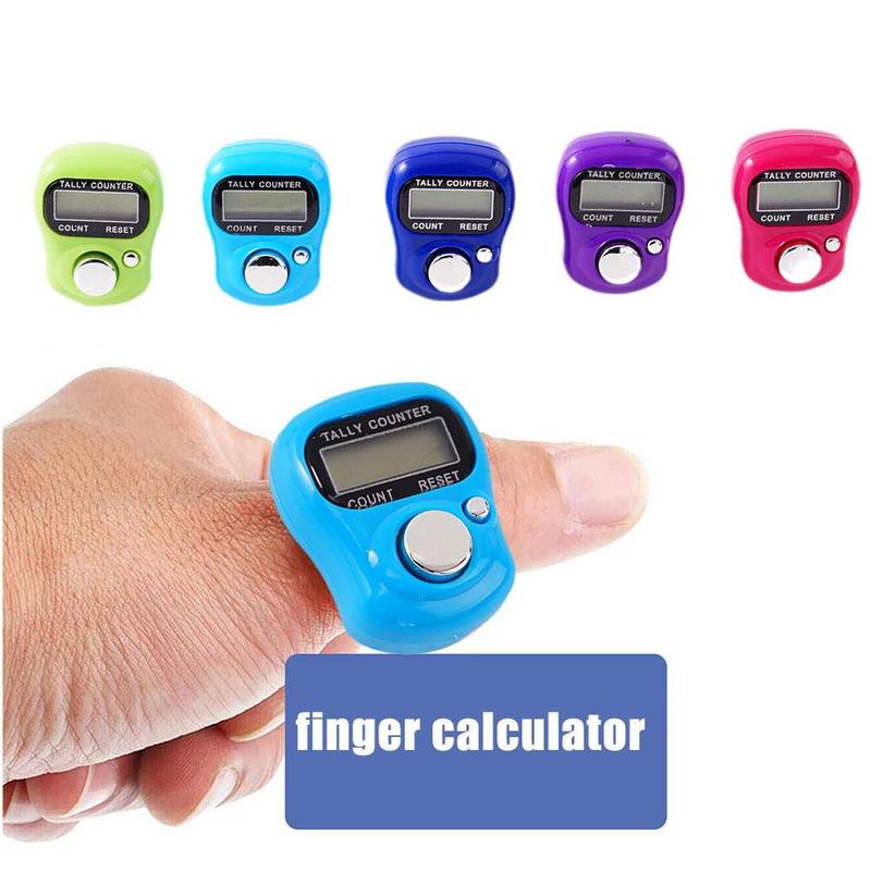 Digital Finger Ring Tally Counter Hand Held Counter Finger D4X6 ...