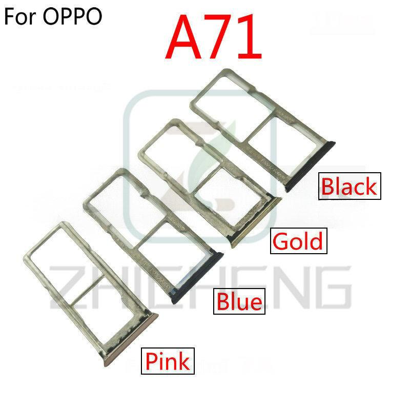 For Oppo A71 Card Tray Holder SIM Card SD Card Slot Holder Adapter ...