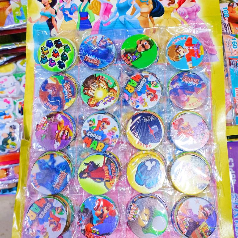 Wholesale 20 Packs Pogs Assorted Design kids toy 15pcs/pack Negosyo ...