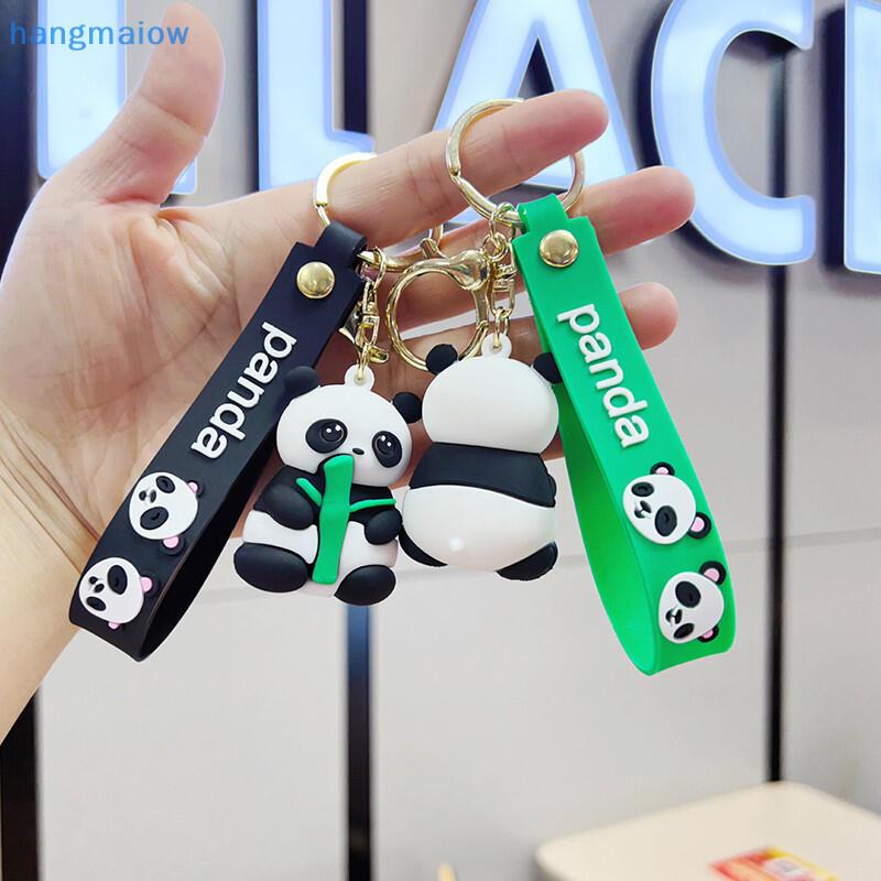 hangmaiow Cute Panda Cartoon Keychain Kawaii Animal Pendant Keyring Bag ...