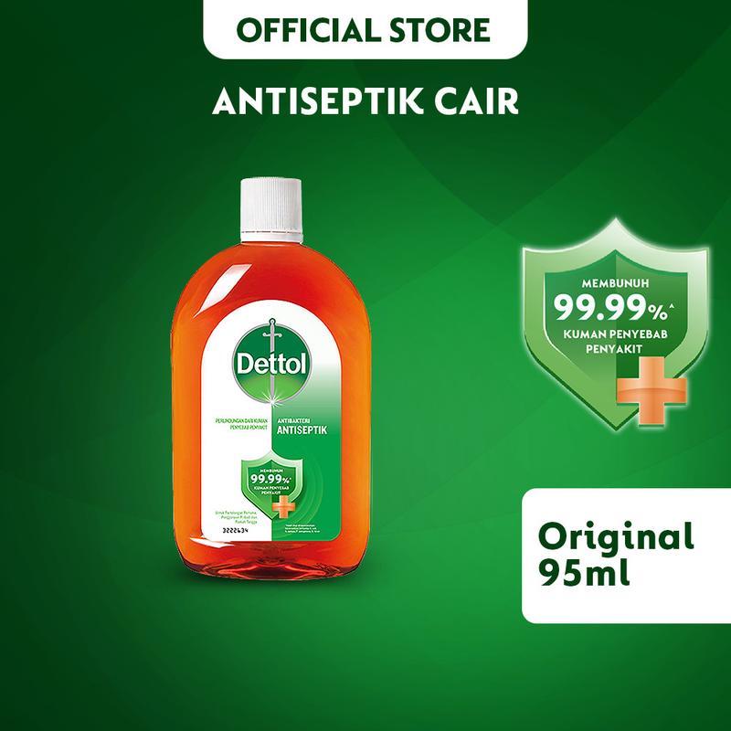 Dettol Cairan Antiseptik Disinfektan 95ml Botol - Antiseptic - Shop ...