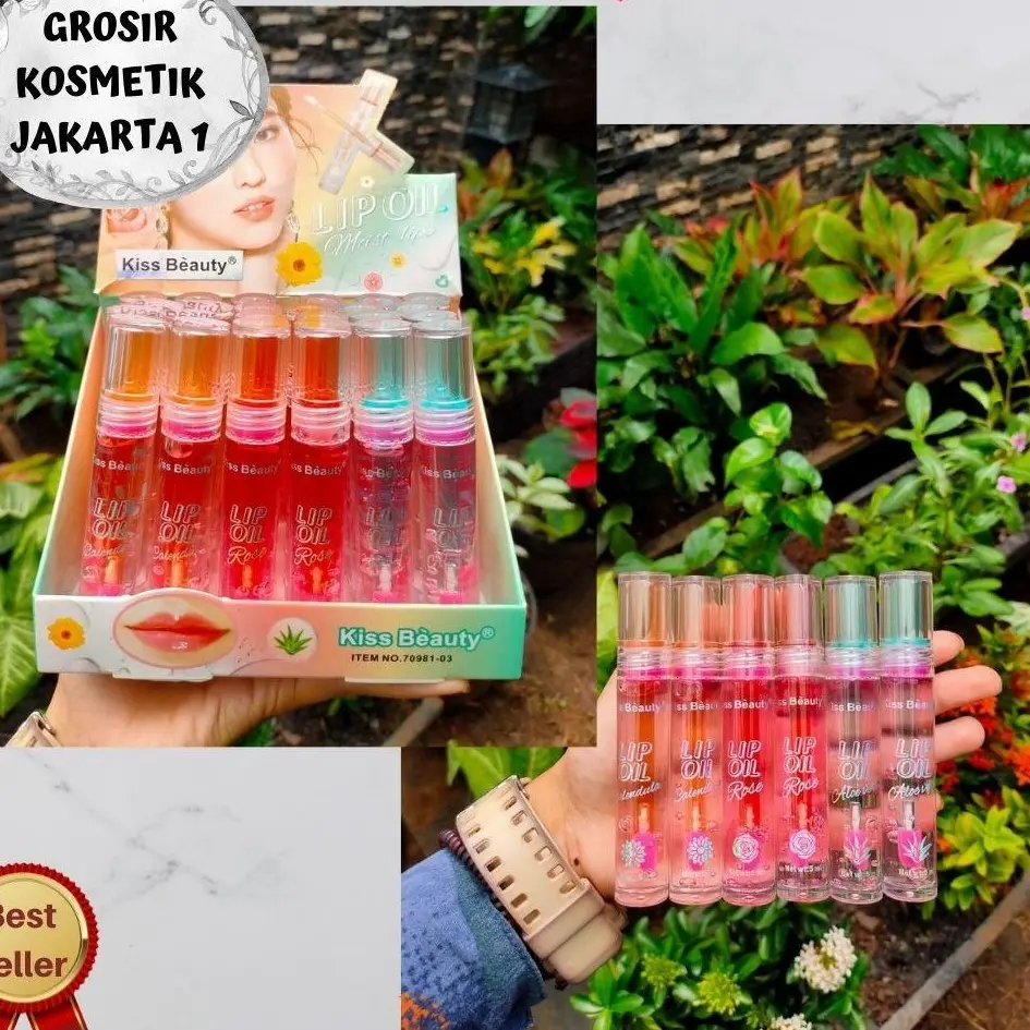 COD/Best Seller Kis$ Beauty Lip Oil Moist Lips - Pelembab Bibir - Lip ...