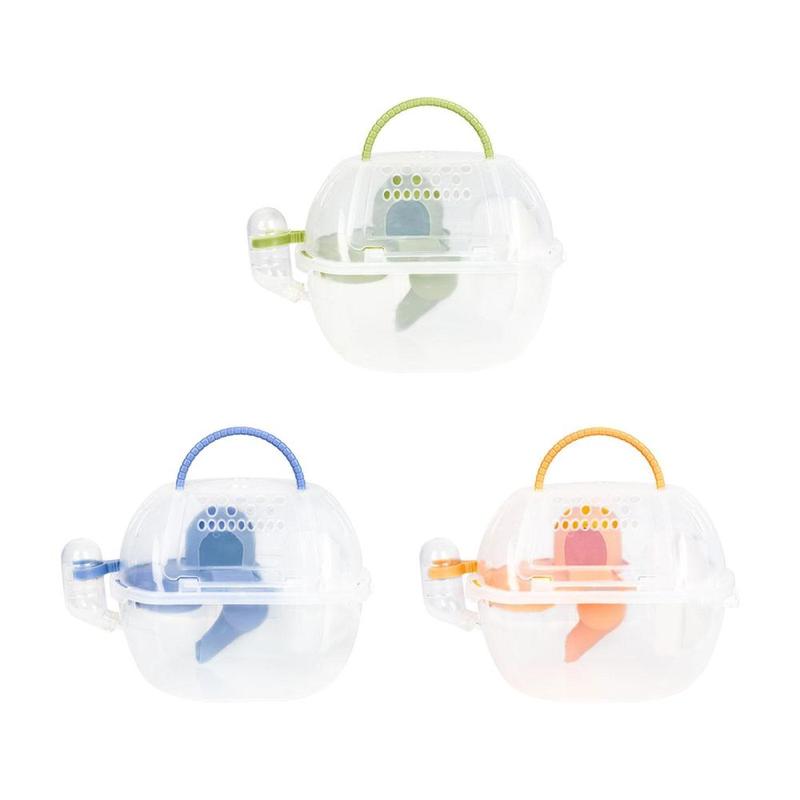 Hamster Travel Carrier Cage Transparent for Hedgehog Vacatio - TikTok ...