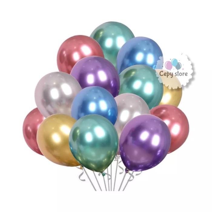 Balon Latex Metalik Chrome / Metalic Balloon Chrome 12inch ( - Shop ...