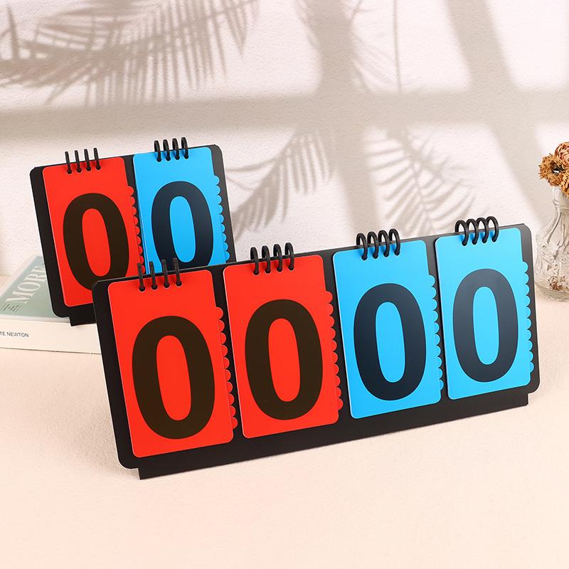 Sports Scoreboard Manual Score Flip Cards Score Counter For Baseball ...