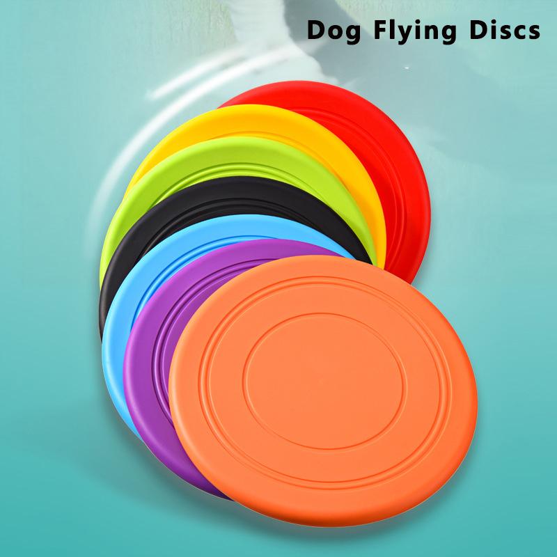 Dog Flying Discs Silicone Flying Saucer Floating Bite Resistant ...
