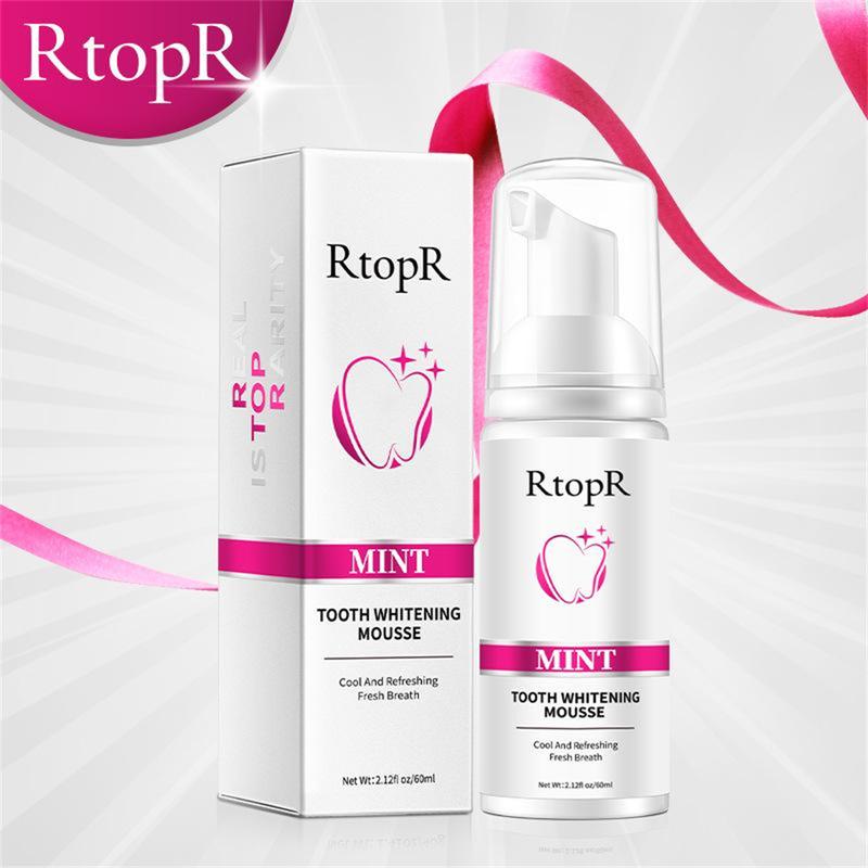 RtopR Teeth Cleansing Whitening Mousse Removes Stains Oral Hygiene ...