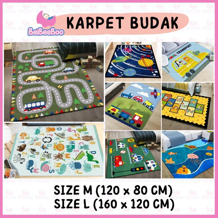 Karpet Budak Kids Pattern 3D Printing Modern Design Carpet Living ...
