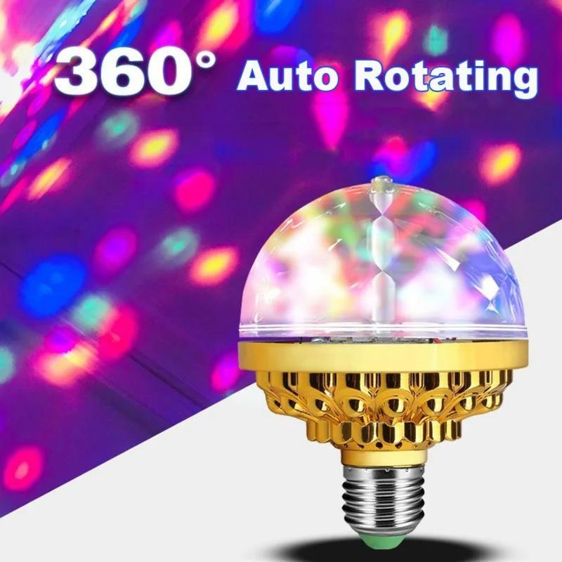 LED Holiday Celebration Dance Aautomatic Rotating Bulb KTV D - TikTok ...