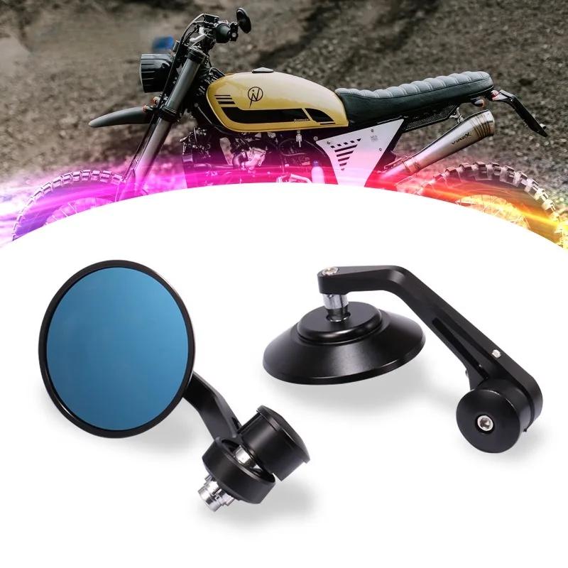 Motorcycle Rear Mirror Motorcycle Bar End Rear View Mirror CNC - TikTok ...