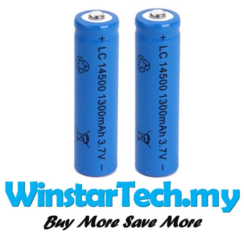 LC 14500 3.7v 1300mah Li-ion Rechargeable Lithium Battery (AA/ - TikTok ...