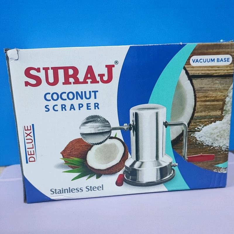 Suraj High quality Stainless Steel vacuum base Coconut Scraper/mesin ...