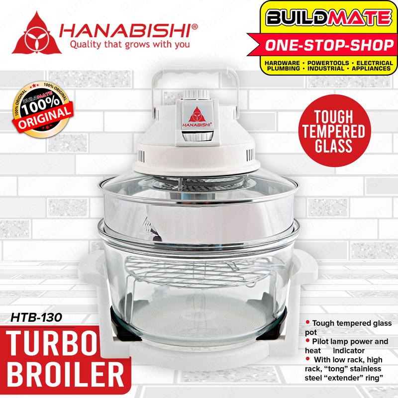 HANABISHI Turbo Broiler Oven Air Fryer Convection 1300W HTB-130 ...