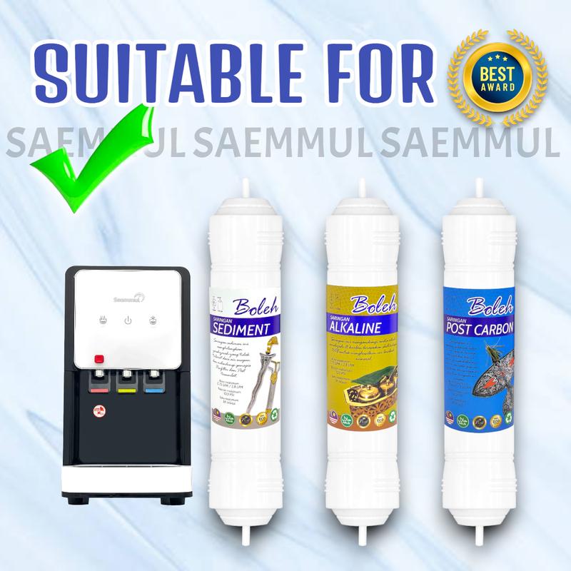 ORIGINAL Boleh 11" Korean AlkalineWater Filter Halal Water Dispenser ...