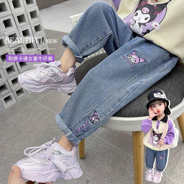 Seluar Jeans Clow M, untuk Kanak-kanak Perempuan, Musim Bung - TikTok ...