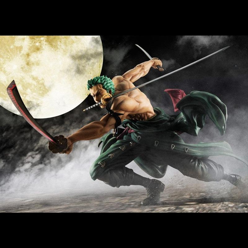 One Piece Roronoa Zoro Three Swords Strawhats Luffy Anime Figure - Shop ...