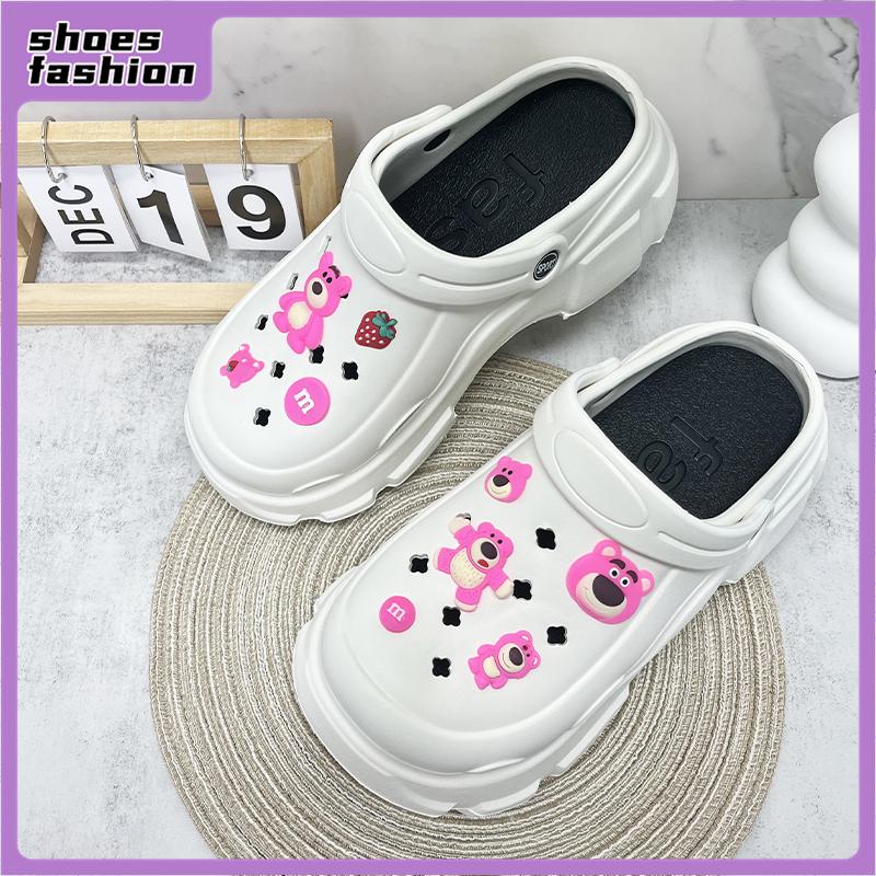 WAWANG Slippers for women 5cm rubber soft elastic sandals Breathable ...