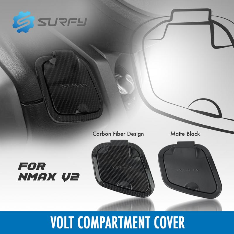 Nmax V2 Side Pocket Cover Volt Compartment Cover Carbon Matt - TikTok ...