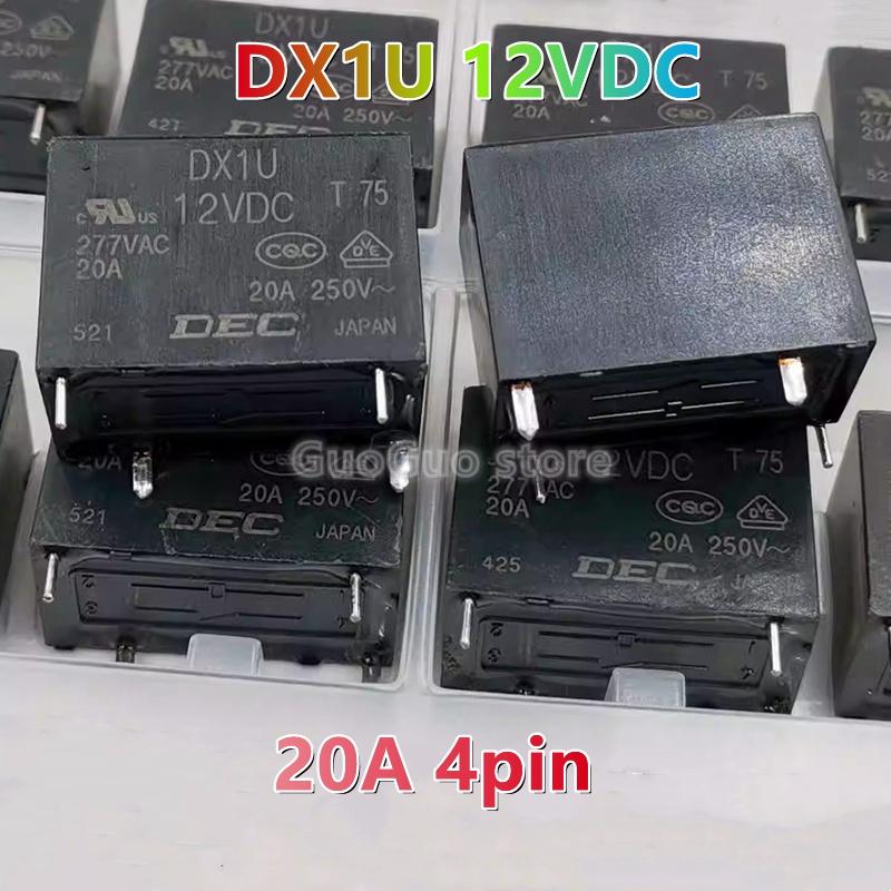 1pcs DEC Relay DX1U 12VDC 20A 277VAC 12V 4pin New Original - TikTok ...