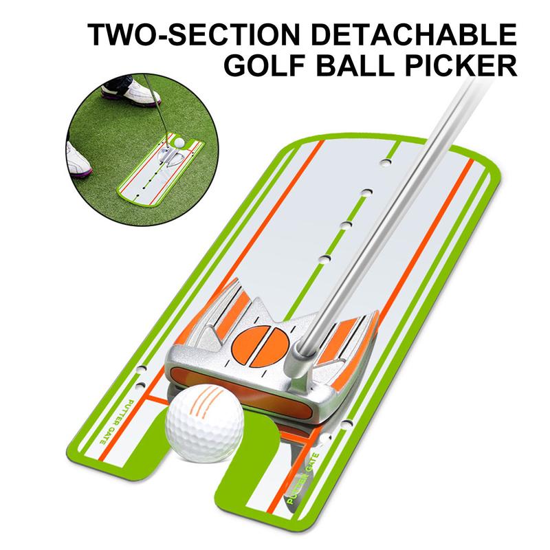 Golf Putting Alignment Mirror Golf Practice Putting Trainer Aid ...