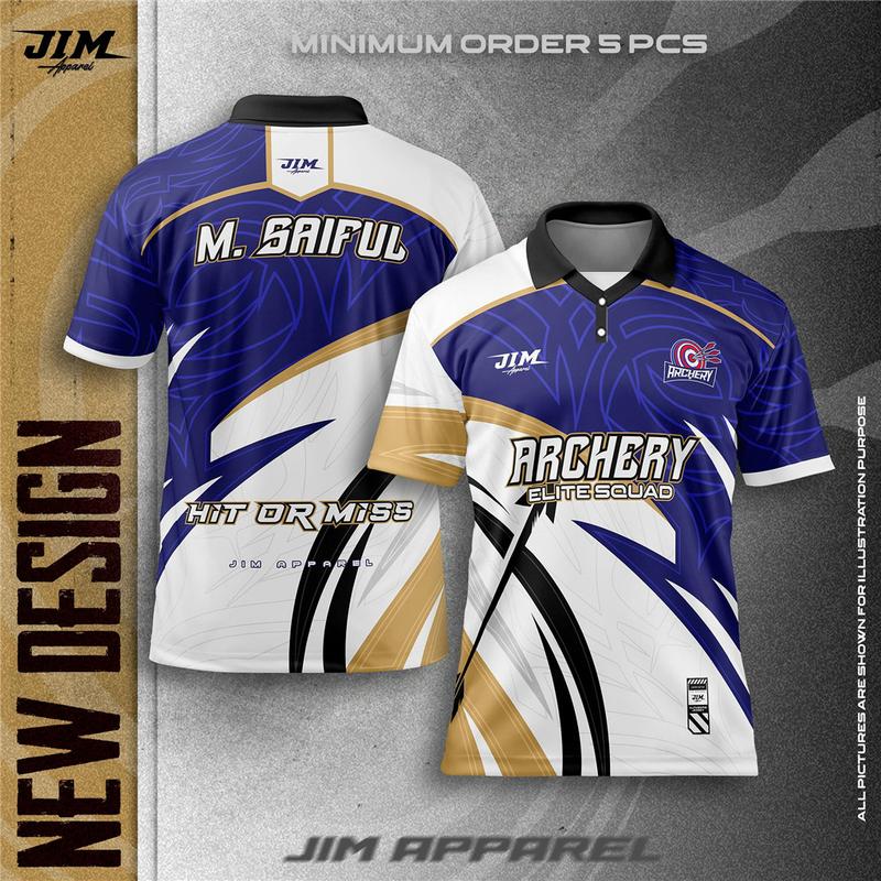 Pakaian Memanah, Baju t-shirt Lelaki, Jersi Tersuai Viral Thailand ...
