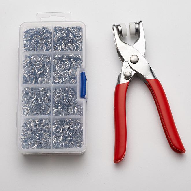 YS Tang Kancing Isi 25pcs / Alat Pasang Clip Kancing Hole Puncher ...