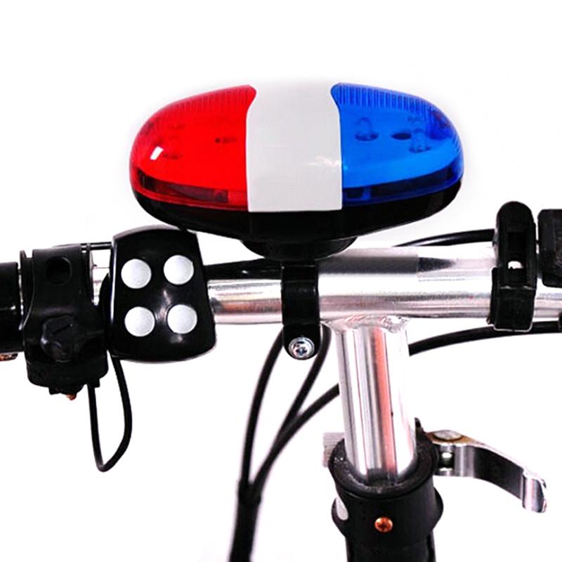 6 bike bicycle police led light + 4 loud siren sound trumpet - TikTok ...