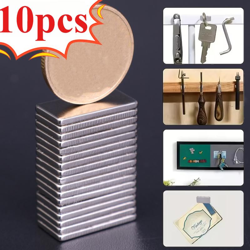 5/10 Pcs Rectangular Magnetic Hooks Household Keychains Notes Fixed ...